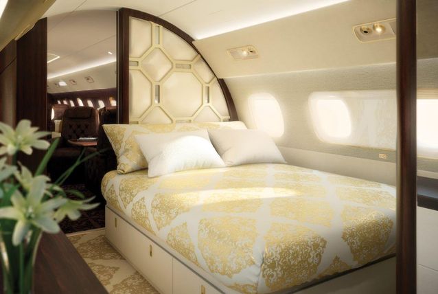 Un viaje por el interior de un jet de lujo: algo maravilloso