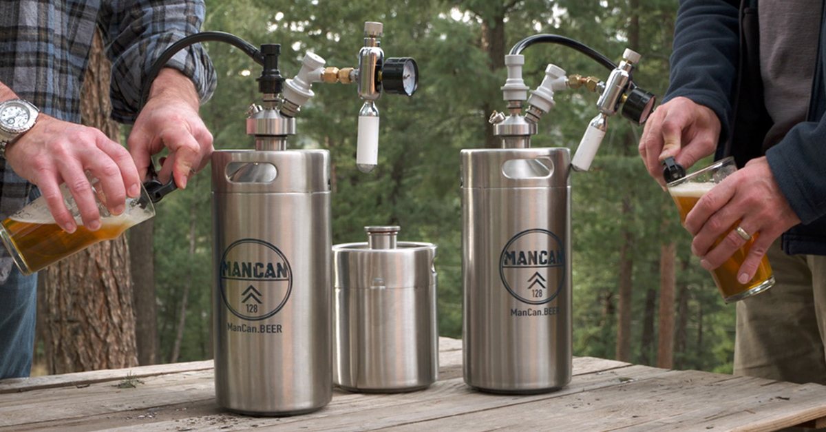ManCan 128, cerveza fresca y deliciosa en tu propia casa