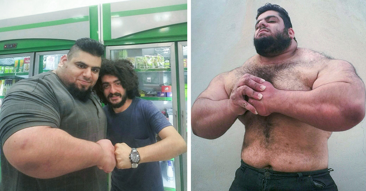 Sajad Gharibi es nombrado el “Hulk Iraní” y es impresionante
