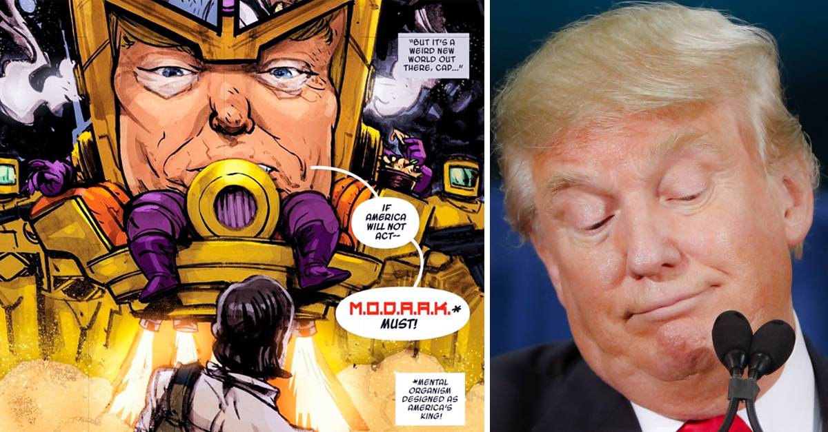 Marvel crea con Donald Trump al villano MODAAK