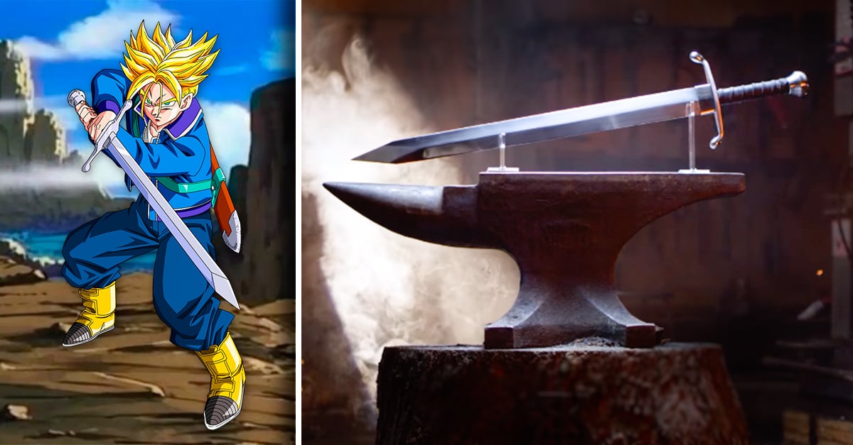 Crean la espada de Trunks de Dragon Ball en la vida real