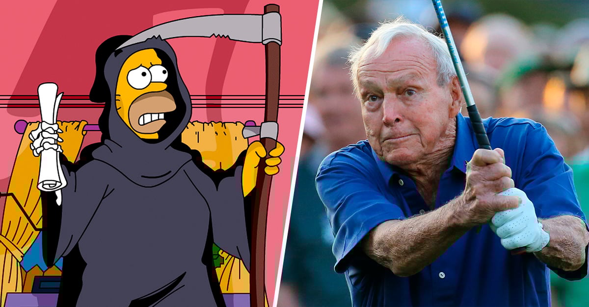 Los Simpson predicen la muerte de Arnold Palmer