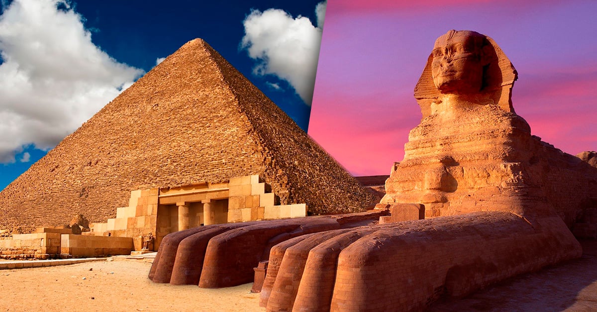 Hallan dos cavidades en la Gran Pirámide de Keops