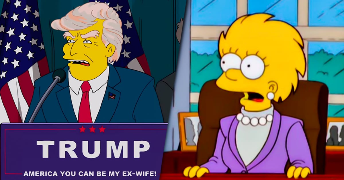Hace 16 años, Los Simpson predijeron que Trump era presidente