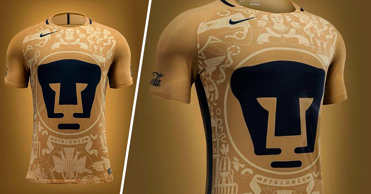 Playera de Pumas, equipo mexicano, es la más bonita