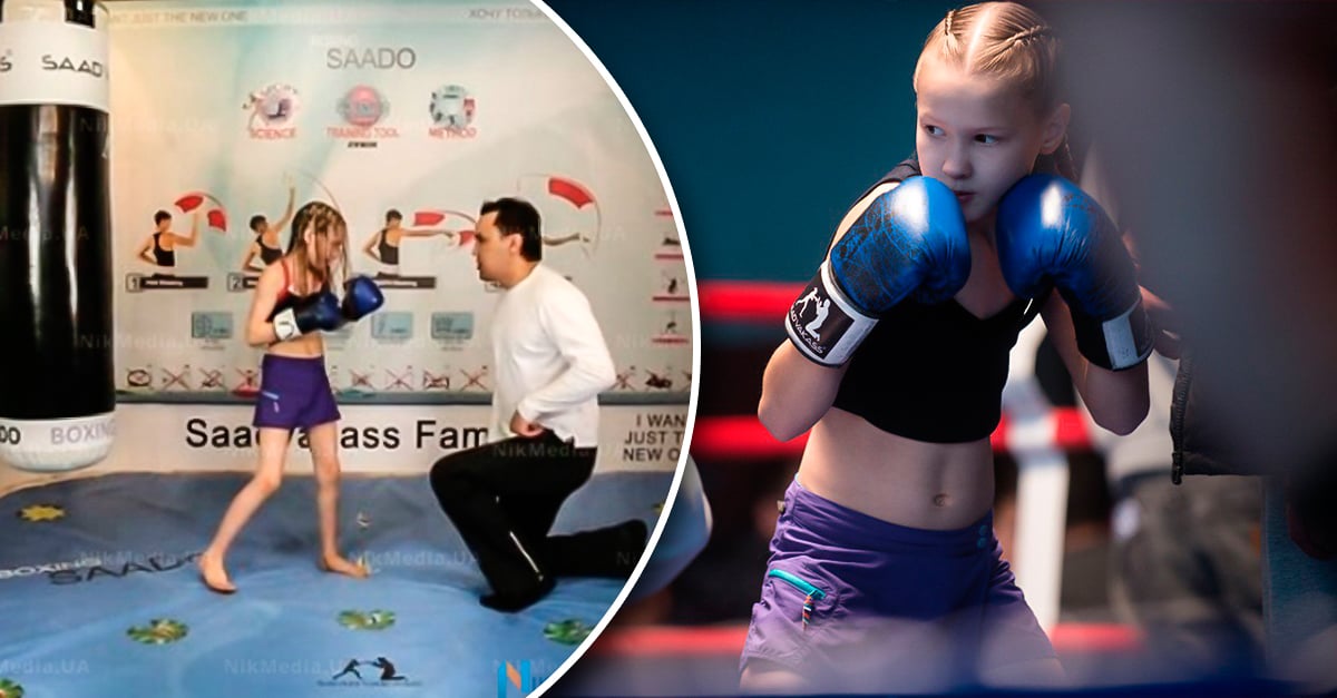 206 golpes en 30 segundos: Niña de 9 años prodigio del boxeo