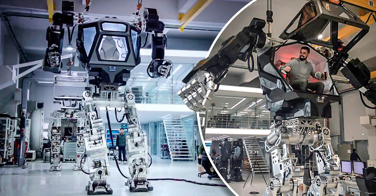 Corea del Sur lanza un robot de 4 metros de alto, el Avatar