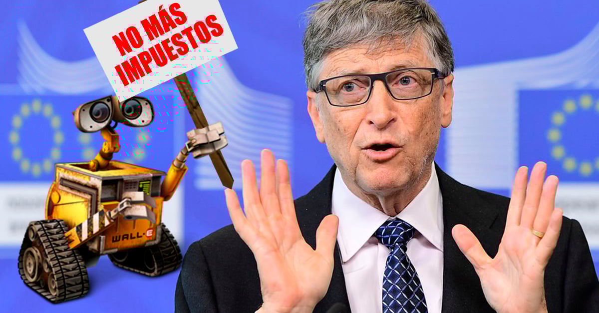 Bill Gates propone ley de impuestos contra robots Bill Gates propone ley de impuestos contra robots