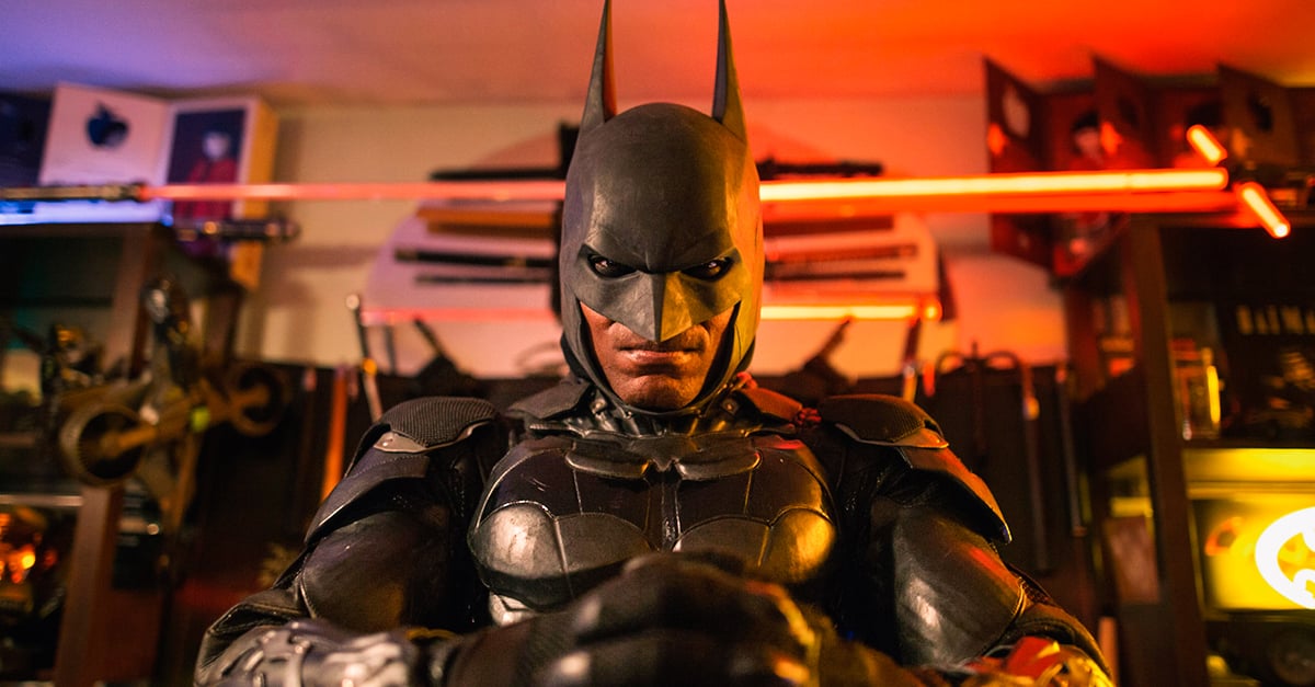 Este hombre se ha transformado en un Batman real