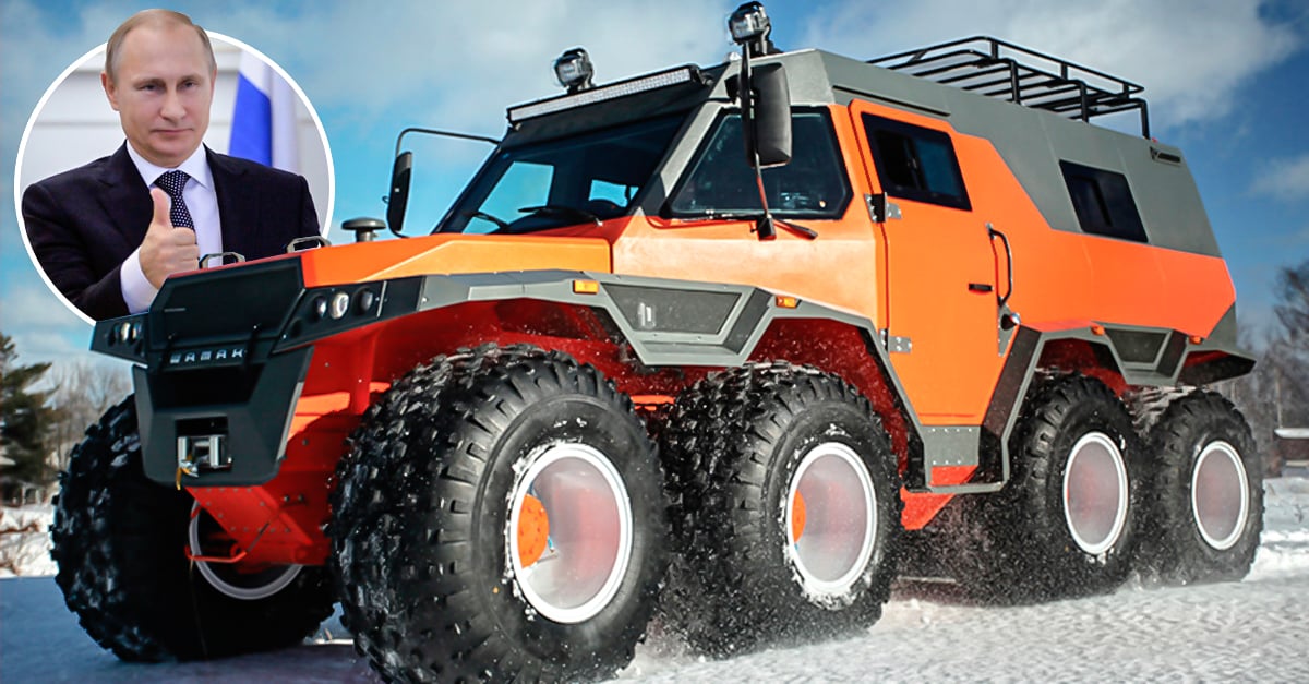 Avtoros Shaman, el monstruo ruso 8×8 que anda por cualquier terreno