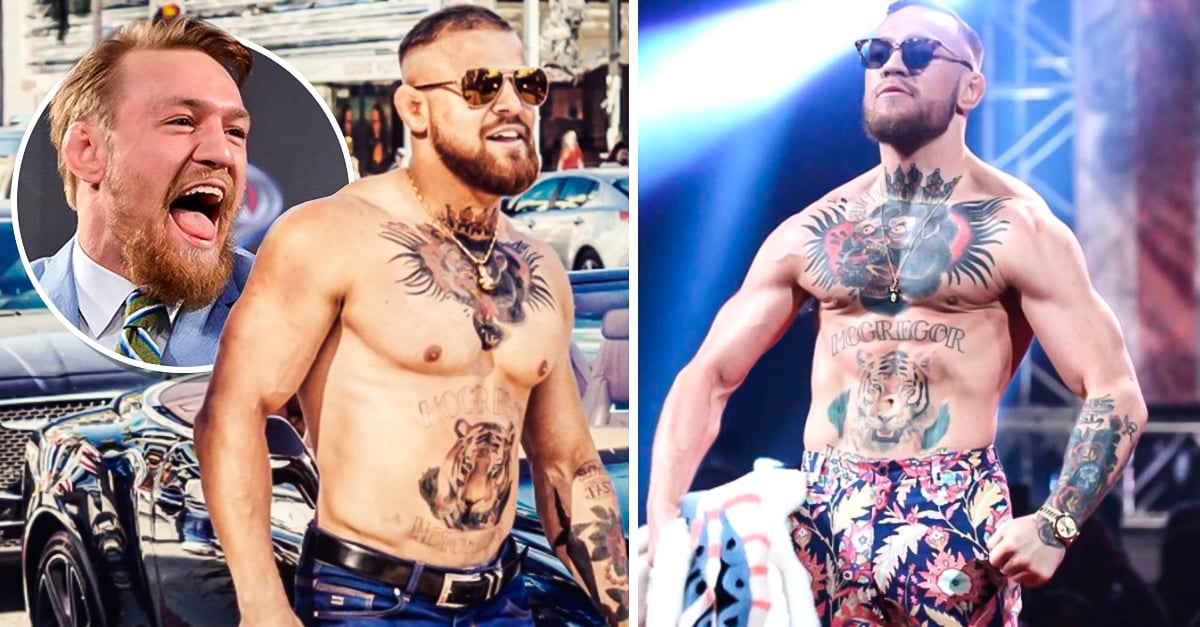 Imitador de Mcgregor salió a la calle: todo se hizo un caos