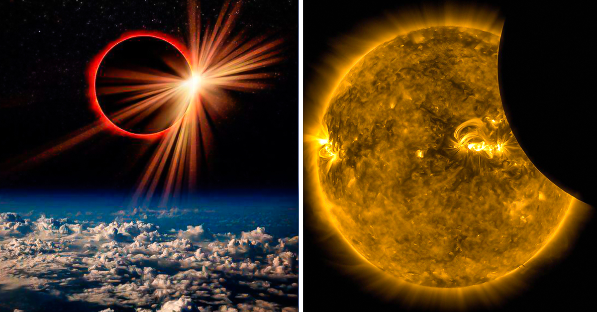 La NASA tomó las mejores fotos del eclipse