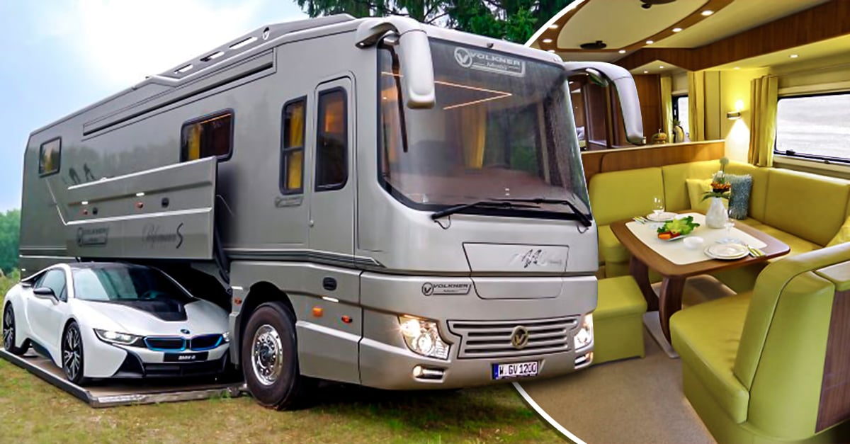 Esta casa rodante es más lujosa que un cuarto de hotel