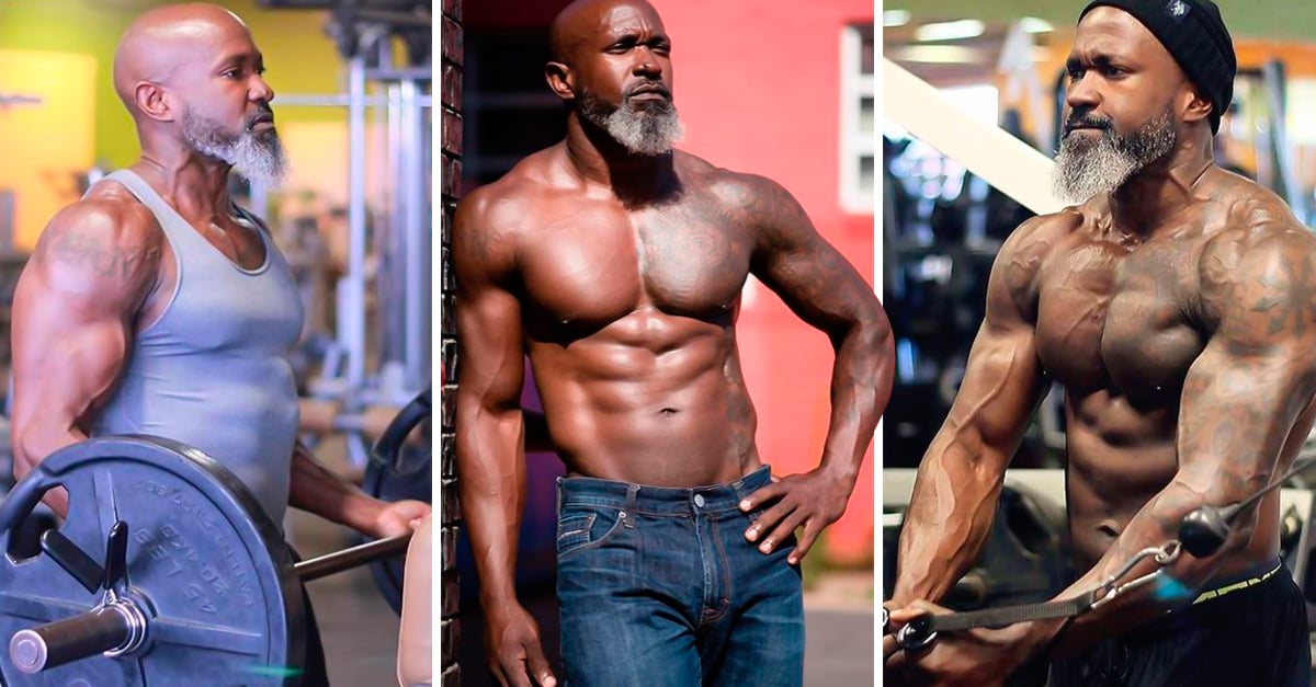 Jean Titus: abuelo de 50 años puede levantar 200 kilos.