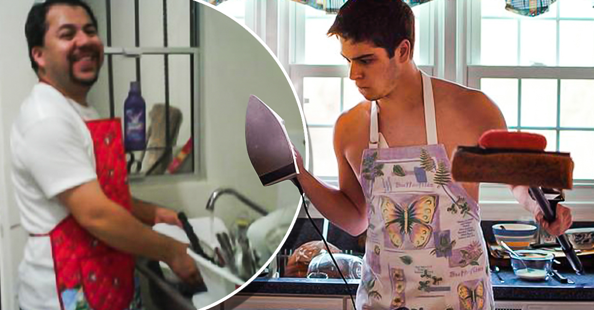 Si eres un mandilón, vivirás más feliz que los demás varones