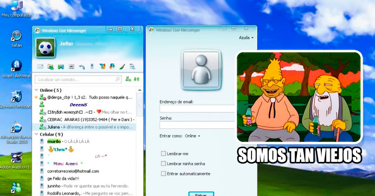 MSN está de regreso para celulares. Justo en la nostalgia