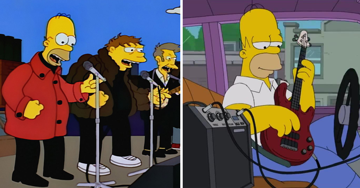 Los 16 éxitos musicales de Homero Simpson en su historia