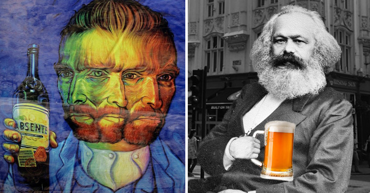 13 personajes considerados genios, pero también alcohólicos 13 personajes considerados genios, pero también alcohólicos