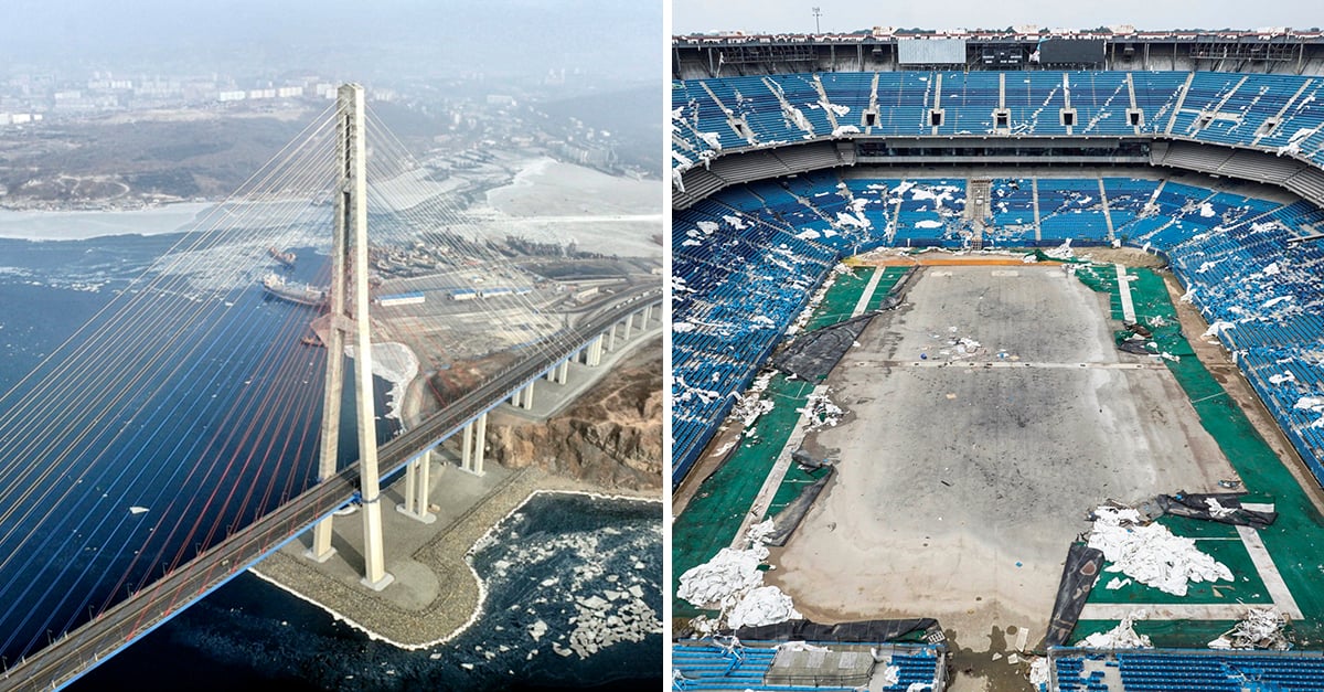 13 Megaconstrucciones fallidas que auguraban prosperidad