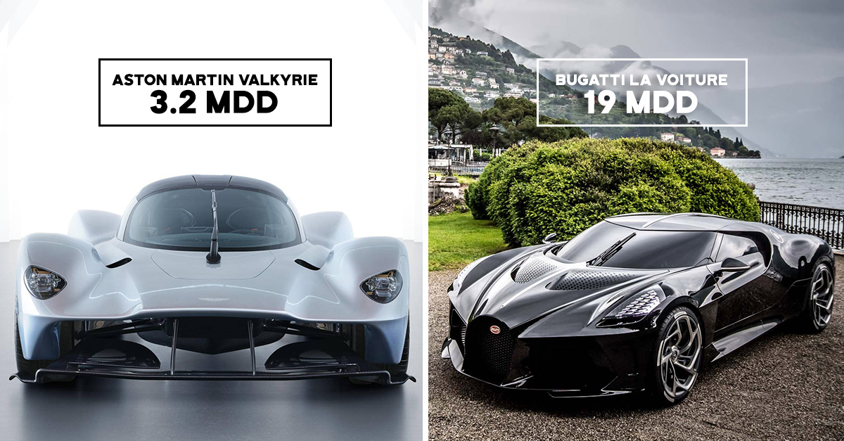 Los 10 autos modernos más costosos de todo el mundo