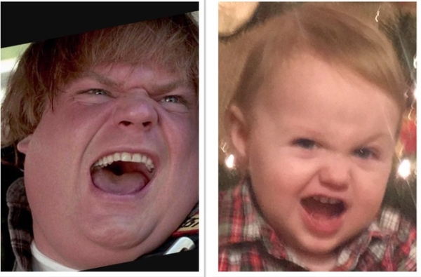 20 Bebés que se parecen mucho a comediante Chris Farley
