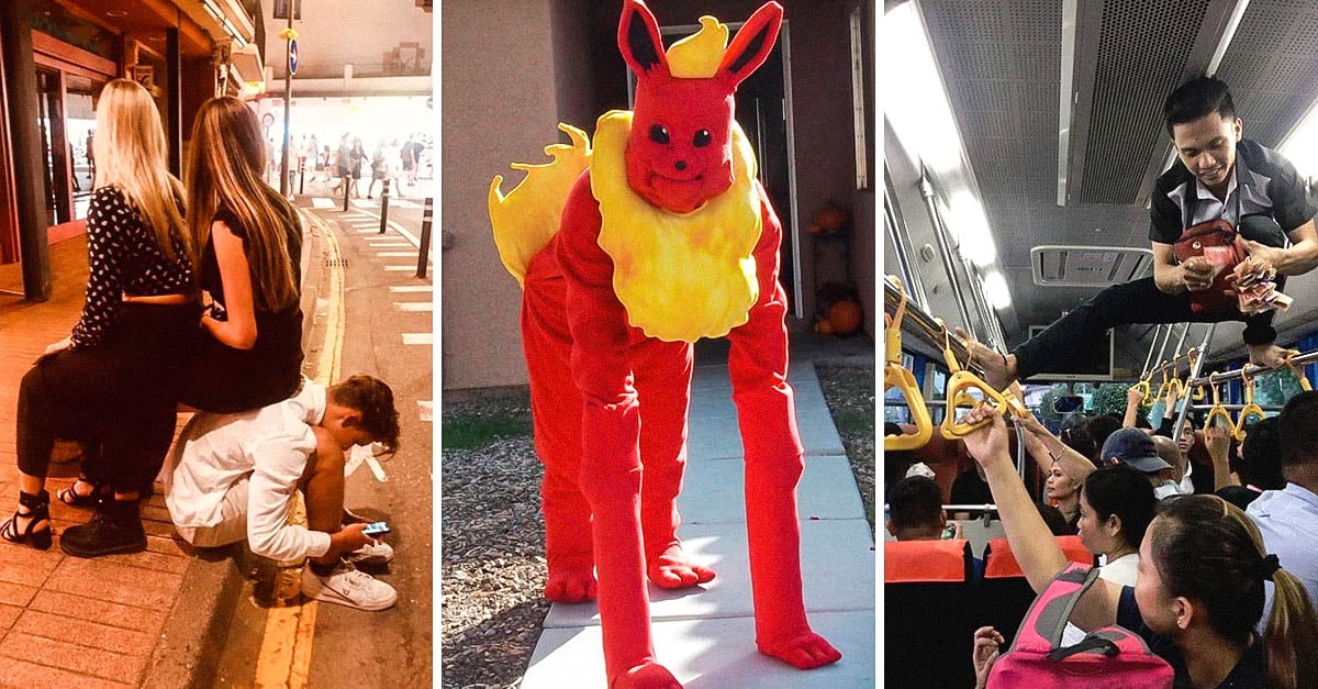 15 Personas haciendo cosas completamente extrañas