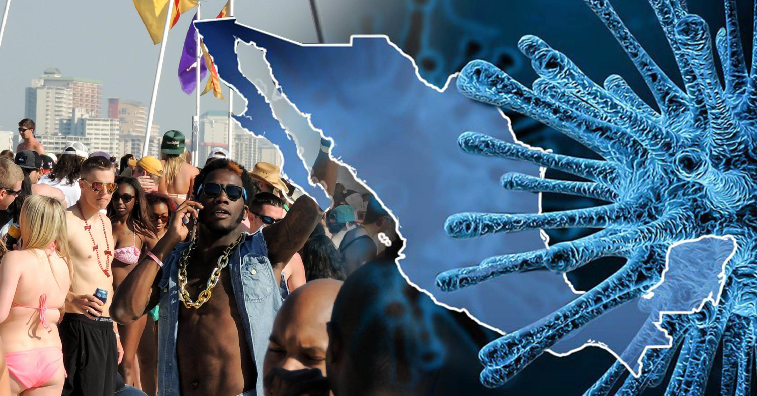 Grupo de spring breakers dio positivo de coronavirus