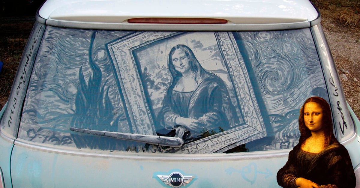 26 Obras de arte hechas sobre estos carros muy sucios