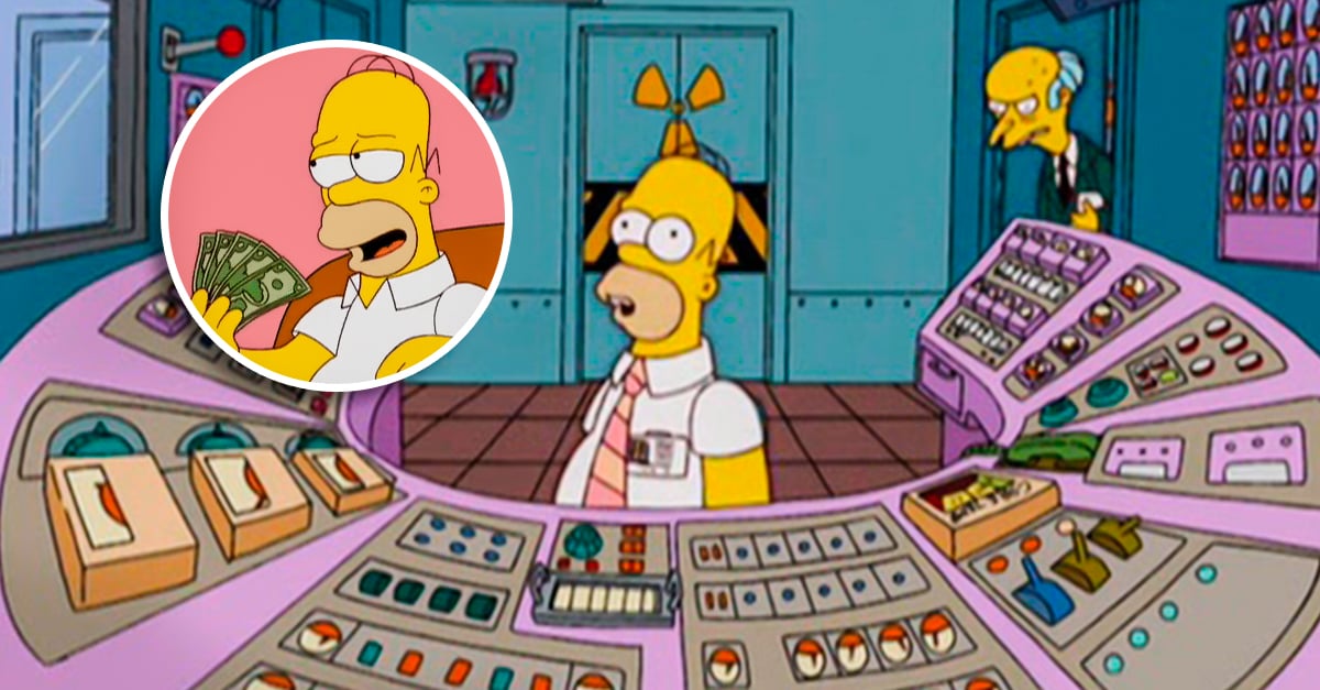 Revelan cuánto gana Homero Simpson en la planta nuclear