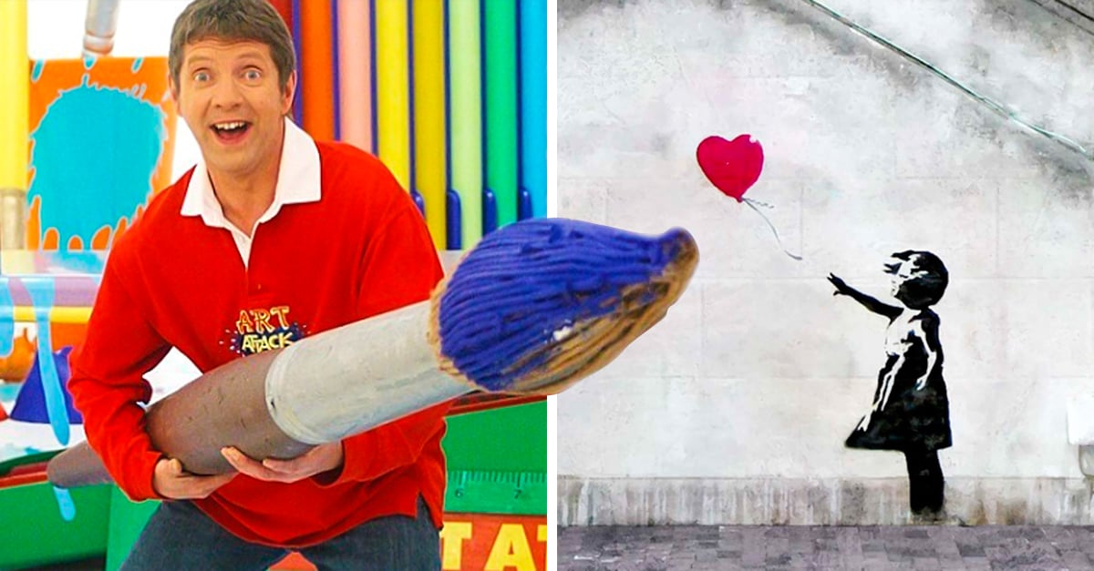 Teoría dice que presentador de ‘Art Attack’ es Banksy