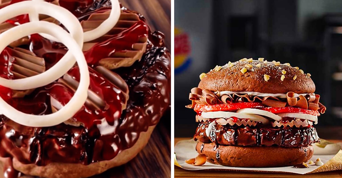 Burger King lanza una hamburguesa hecha de chocolate