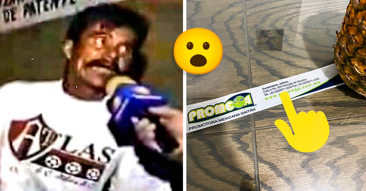 Tuitero compra una piña y descubre que El Canaca no mentía