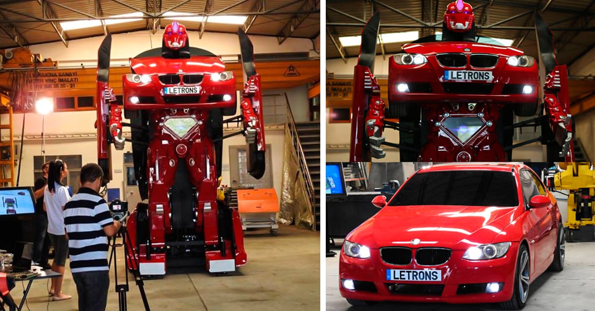 Compañía turca crea un robot Transformer usando un BMW