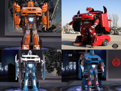 Compañía turca crea un robot Transformer usando un BMW