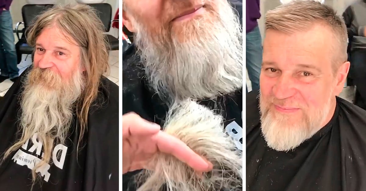 Estilista hace un cambio de look a vagabundo y es increíble