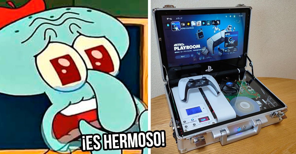 Crean consola PS4 portátil y la llevarás en un maletín