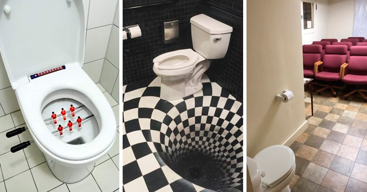 21 baños a los que no vas a querer entrar. Son muy raros