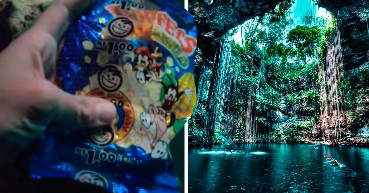Encuentran bolsa de poffets de los Animaniacs en un cenote