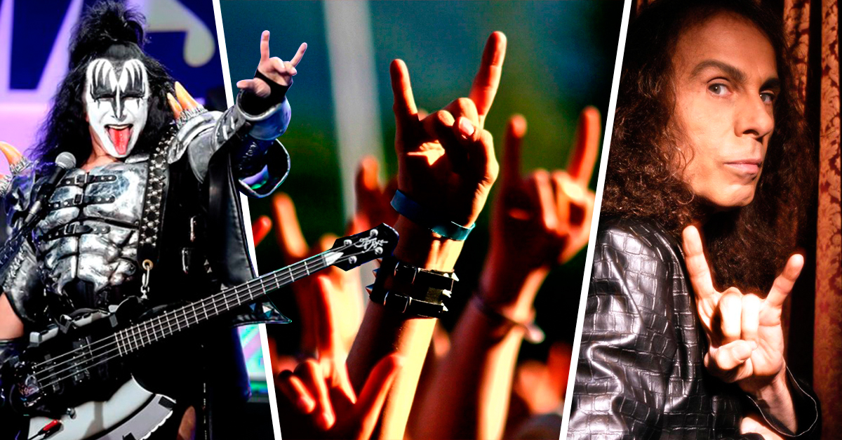 Te decimos cómo surgió la señal de cuernos en el rock