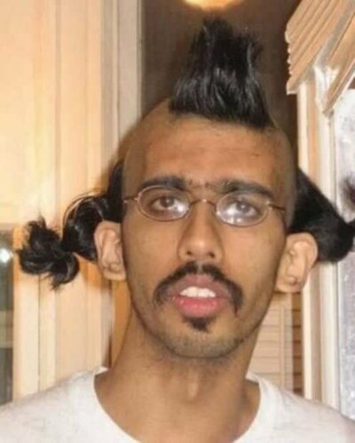 23 de los más extravagantes peinados y cortes de cabello