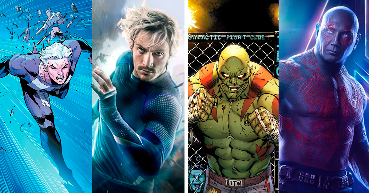 6 Personajes de Marvel mejores en cómics que en películas