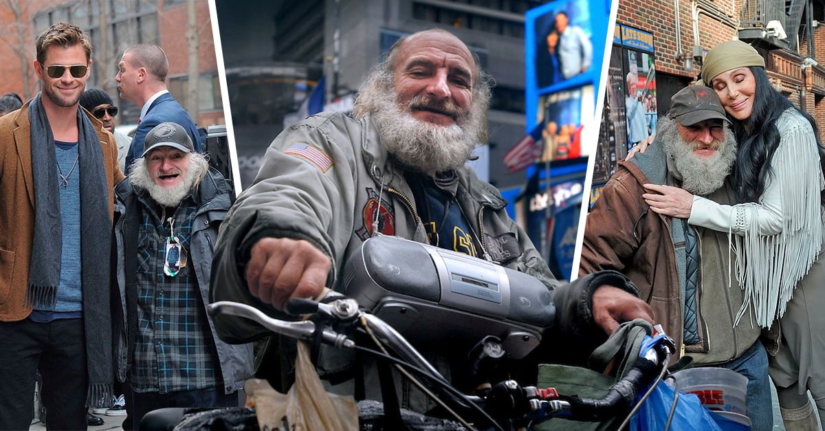Radioman, el vagabundo amigo de los famosos del cine