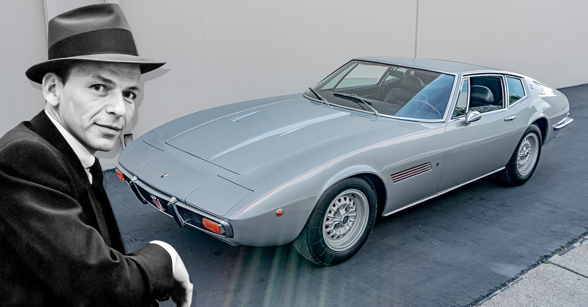 Subastan carro Maserati Ghibli 1970 de Frank Sinatra