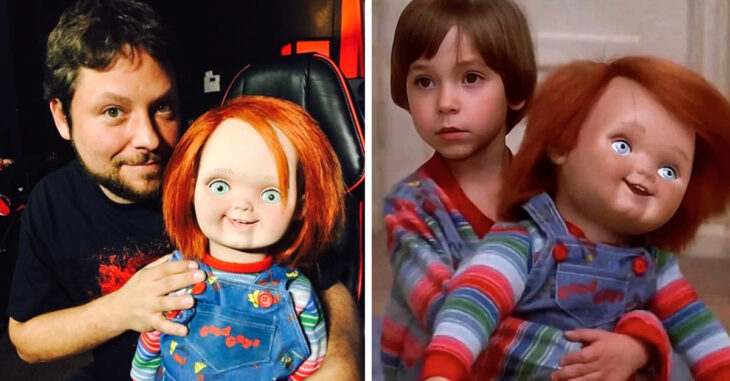 Niña hace ritual a su muñeco Chucky como en la película