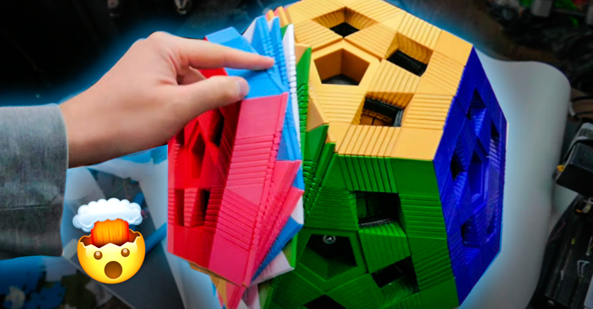 El cubo Rubik de 38 mil piezas más complejo del mundo
