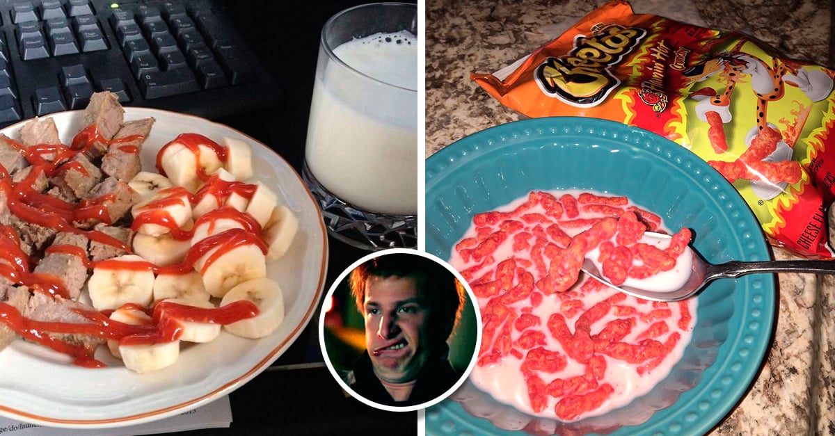25 Combinaciones muy raras de comida que se ven en internet