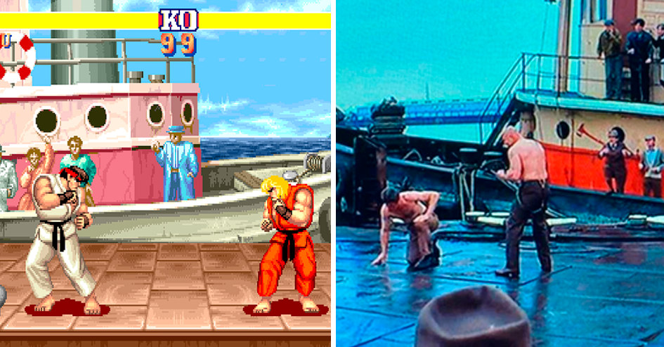 Escenarios de ‘Street Fighter II’ copian filme de Charles Bronson