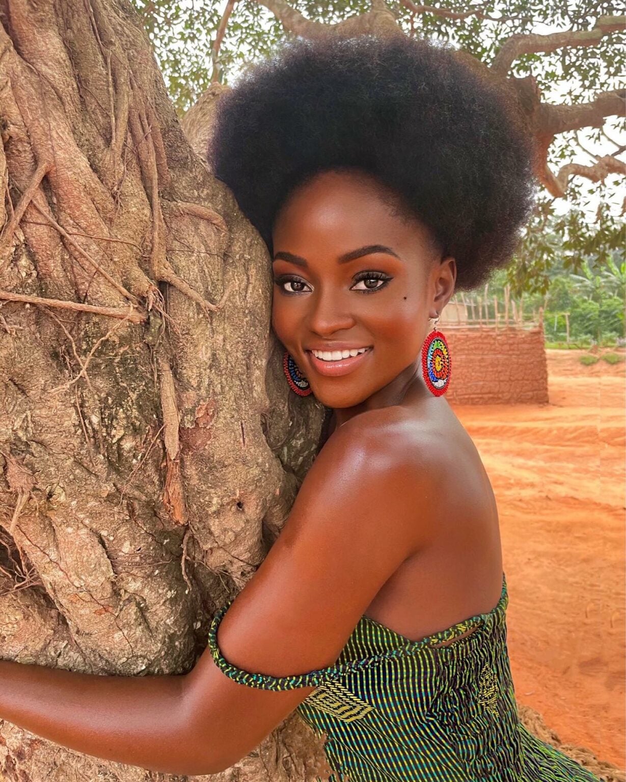 Miss Ghana tiene una nueva vida como empresaria y madre soltera