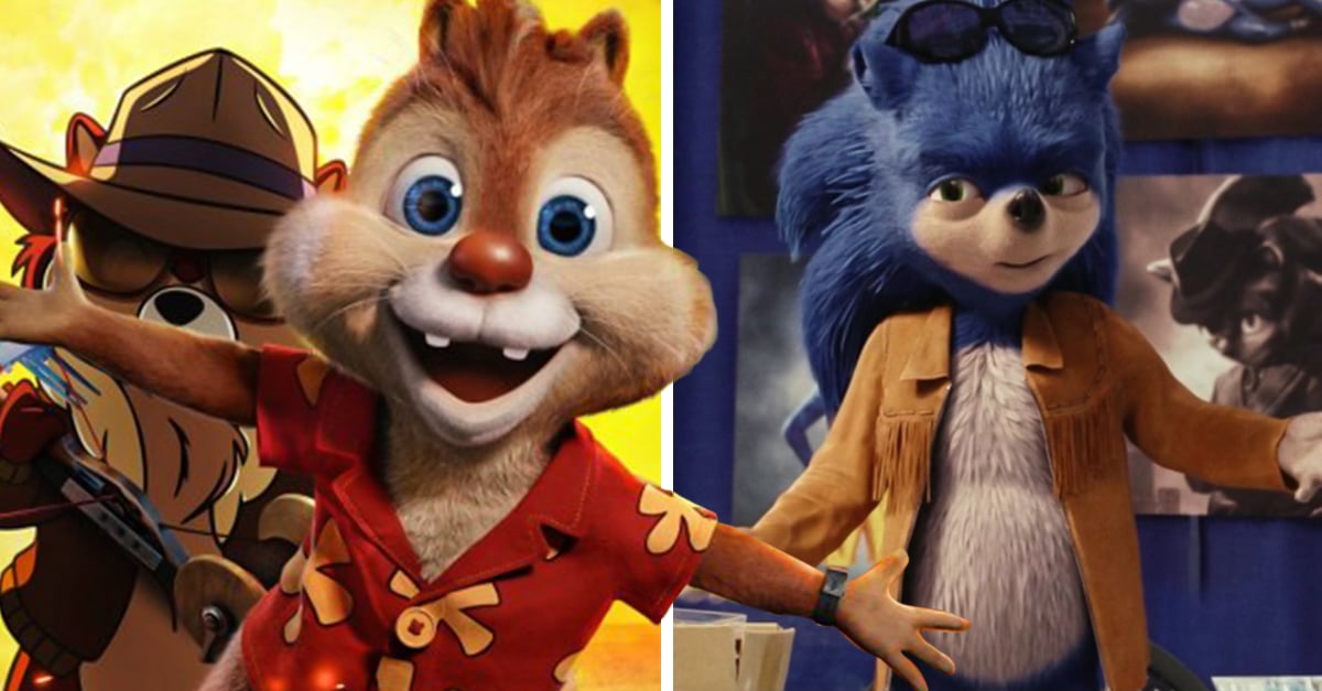 Sonic feo regresa para la nueva película de Chip y Dale