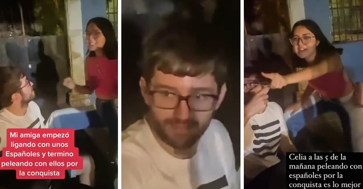 Ligaba con españoles hasta que salió el tema de la conquista